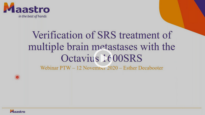 OCTAVIUS Detector 1600 SRS - PTW Freiburg GmbH